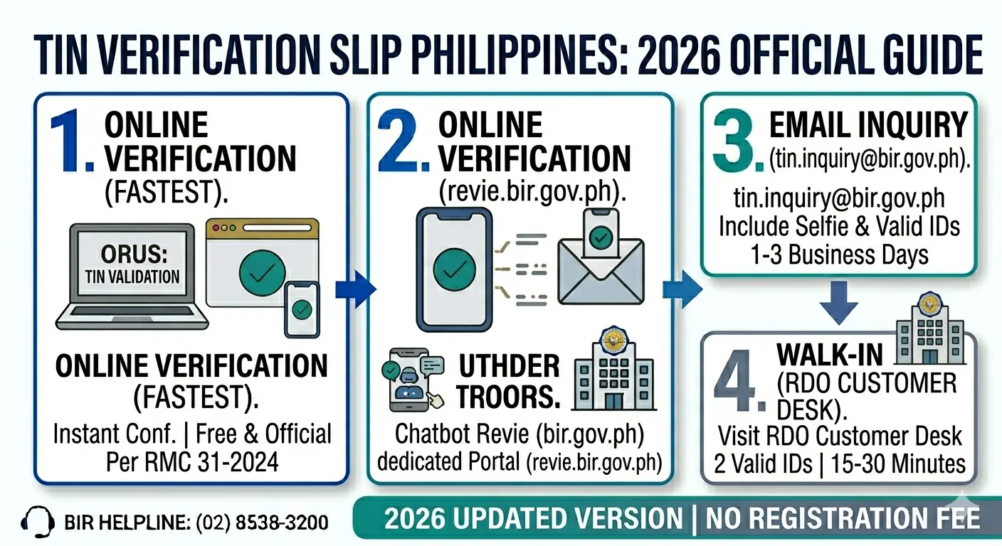 How to Get TIN Verification Slip 2026